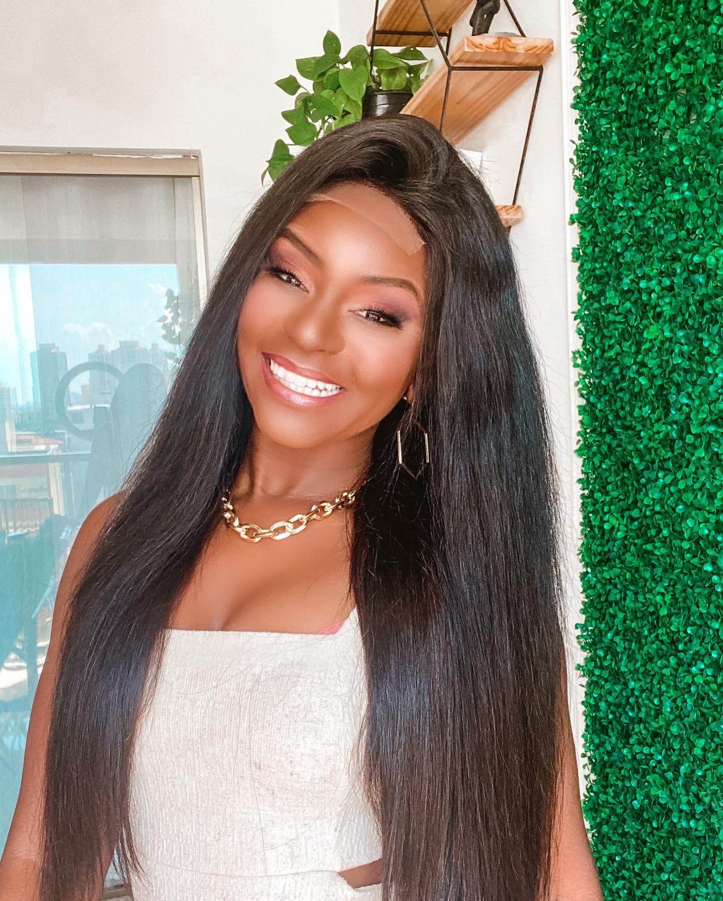 LACE DE CABELO HUMANO LISO 75CM 360GRAMAS - Perfect Wigs