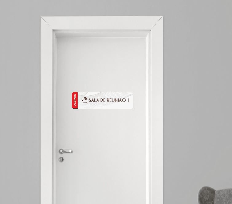 Placas sinalização livre ou ocupado - Iplacas Sinalização