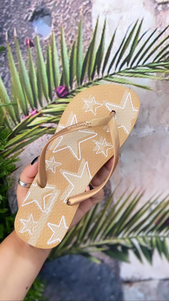 Chinelo Ipanema Stars Bege - Santa Karmem Calçados - Sapatos, Botas ...