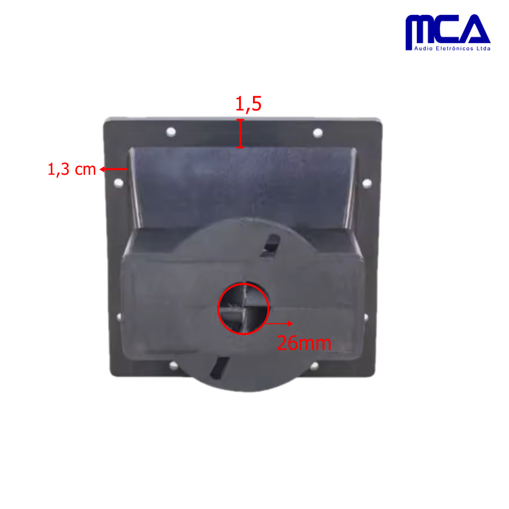 GUIA DE ONDAS Melody Driver Ti AJH-5901 para Line Array - 26mm - MCA AUDIO