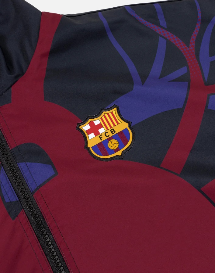 Patta x Barcelona FC Culers del Món Track Jacket Black/White - Loro ...