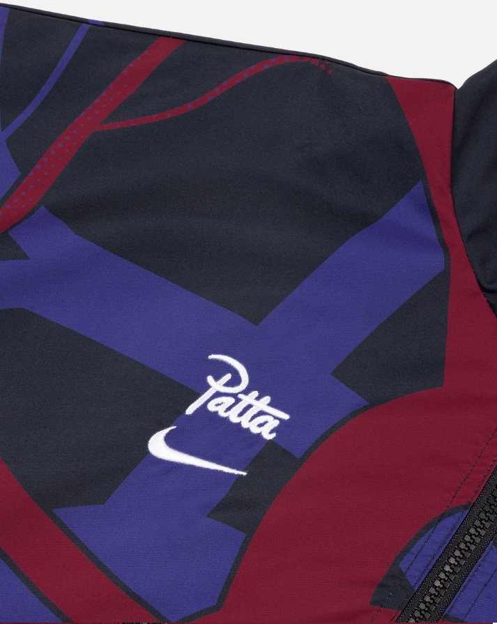 Patta x Barcelona FC Culers del Món Track Jacket Black/White - Loro ...