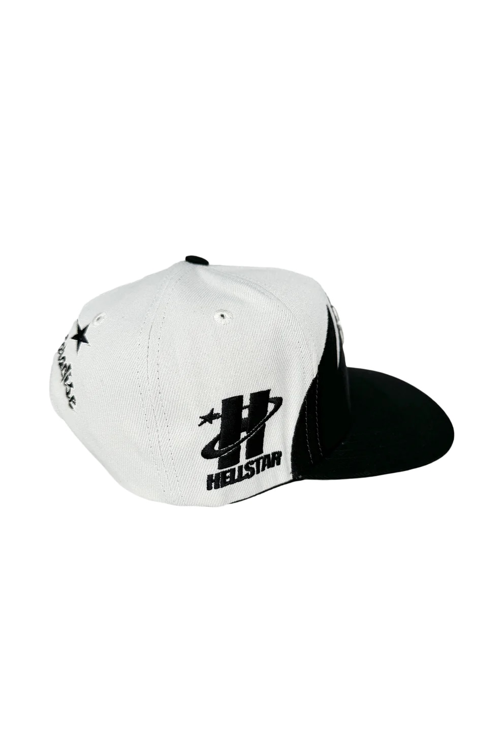 Hellstar Shark Teeth Snapback (Off White/Black) - Loro - Itens Exclusivos e Limitados