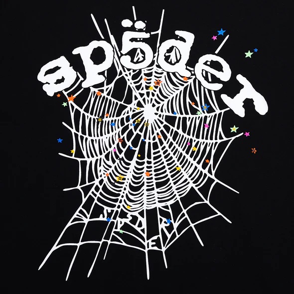Sp5der OG Web V2 Tee Black - Loro - Itens Exclusivos e Limitados