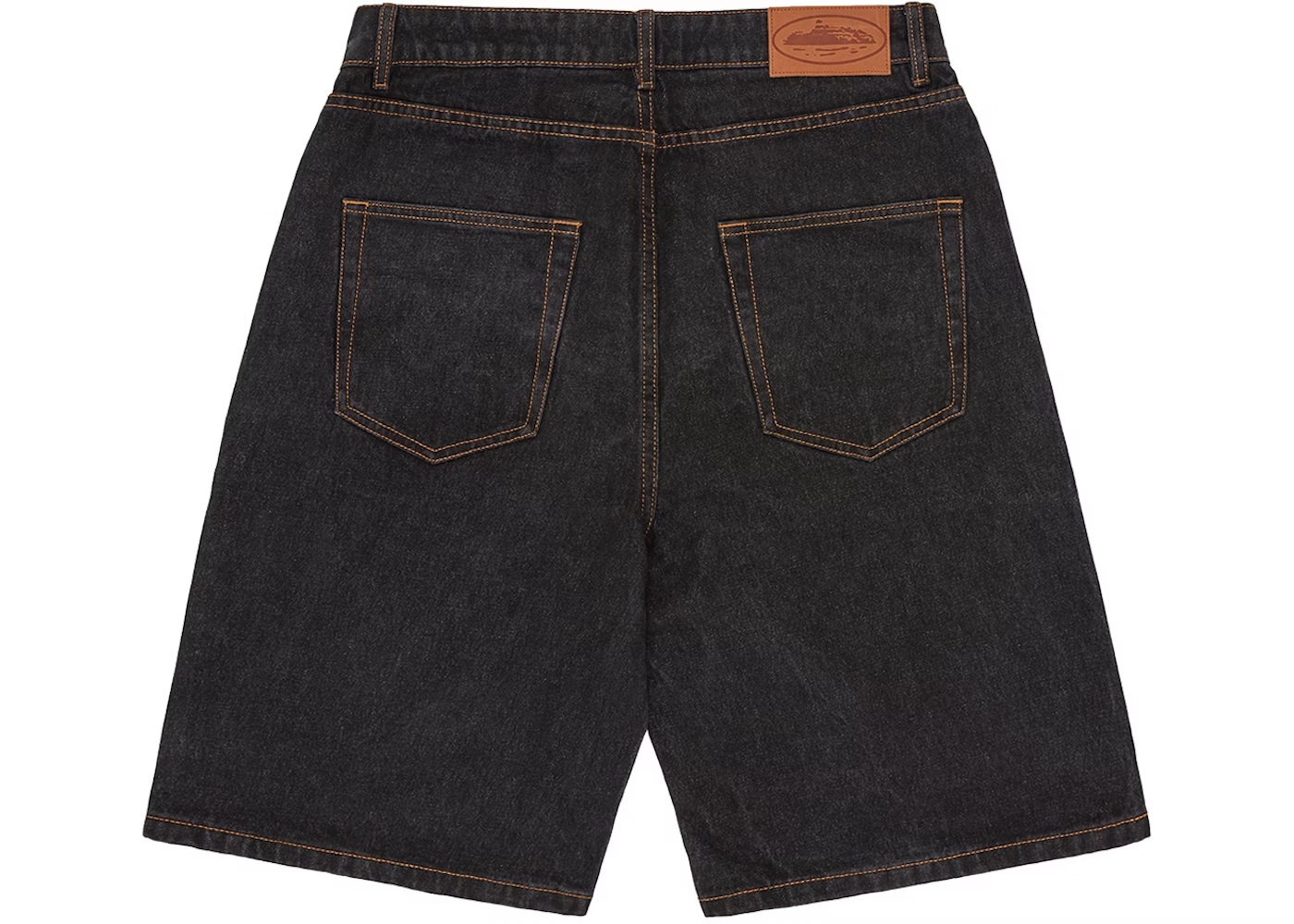 Corteiz Alcatraz Denim Shorts Washed Black Men's - SS24 - GB - Loro ...
