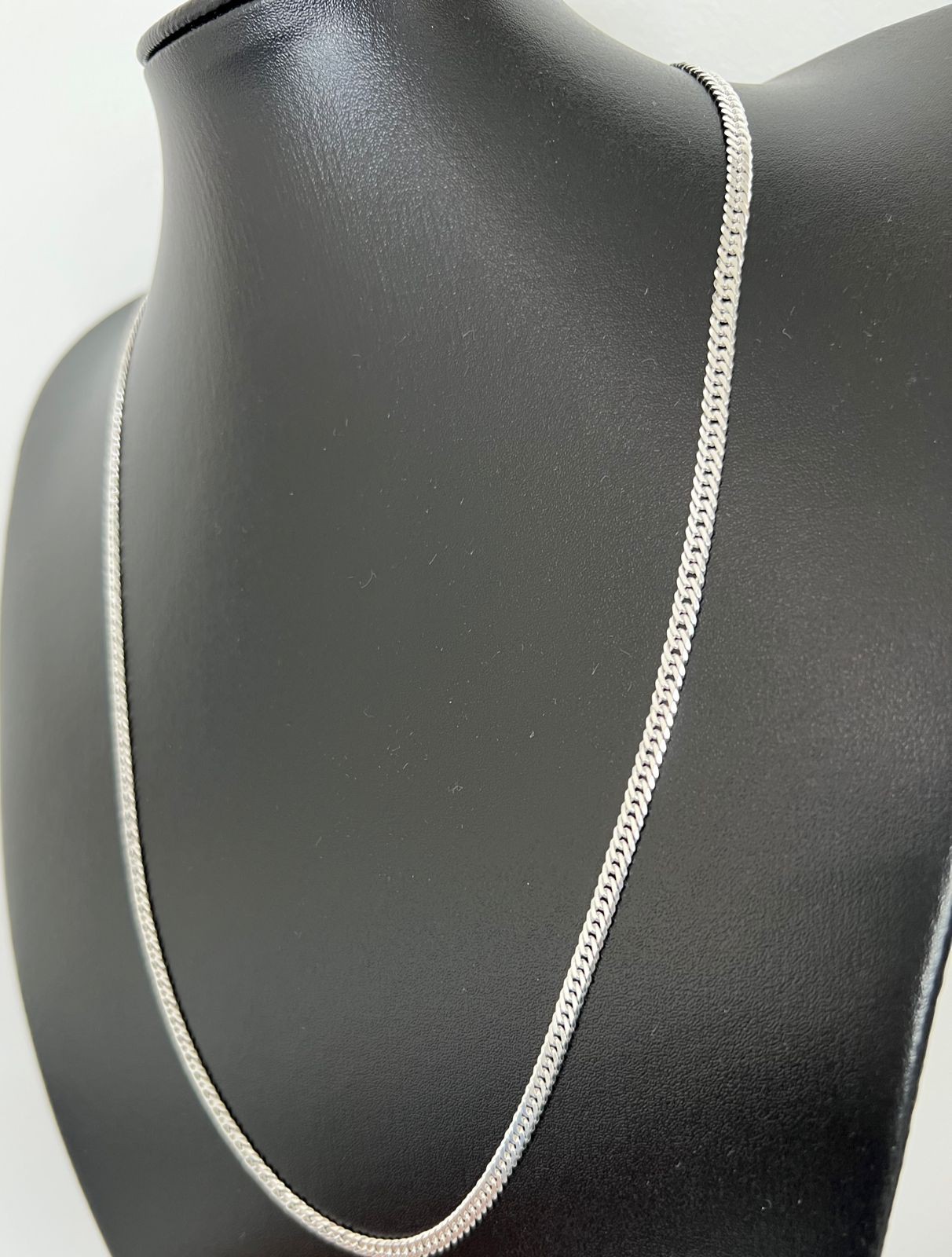 CORRENTE MASCULINA GRUMET DUPLA 4MM 60CM - MADAGI ATACADO