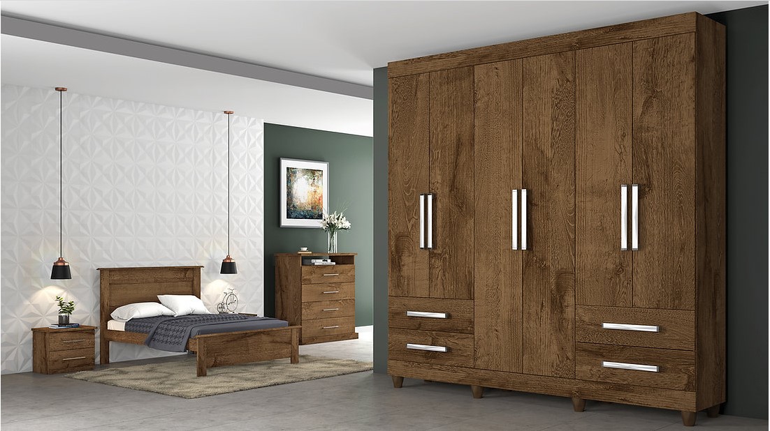 Roupeiro Nice - Decora Interiores Loja de móveis BH, AV Silviano Brandão Contagem