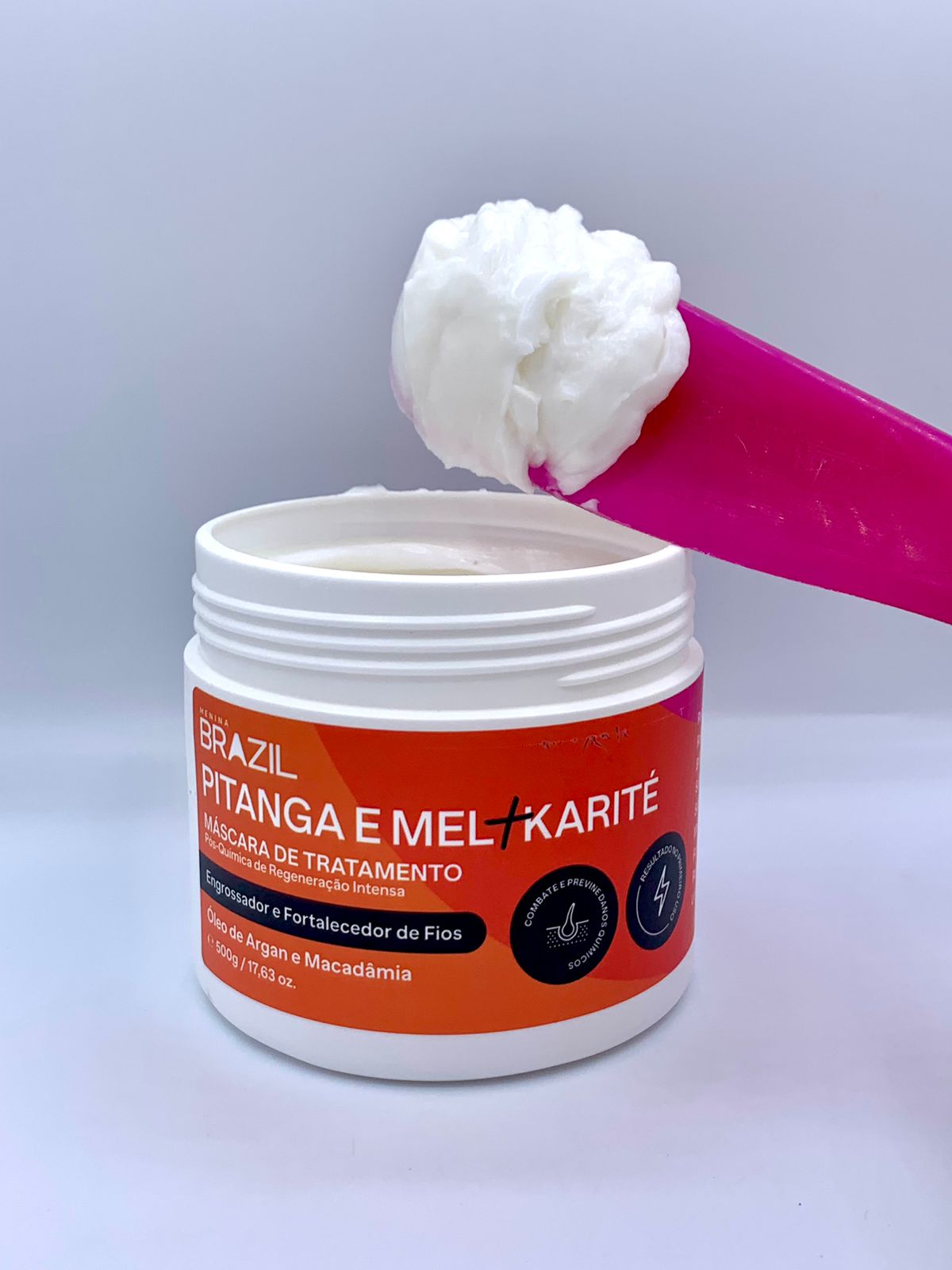 MÁSCARA DE TRATAMENTO PITANGA E MEL + KARITÉ - 500g - Menina Brazil