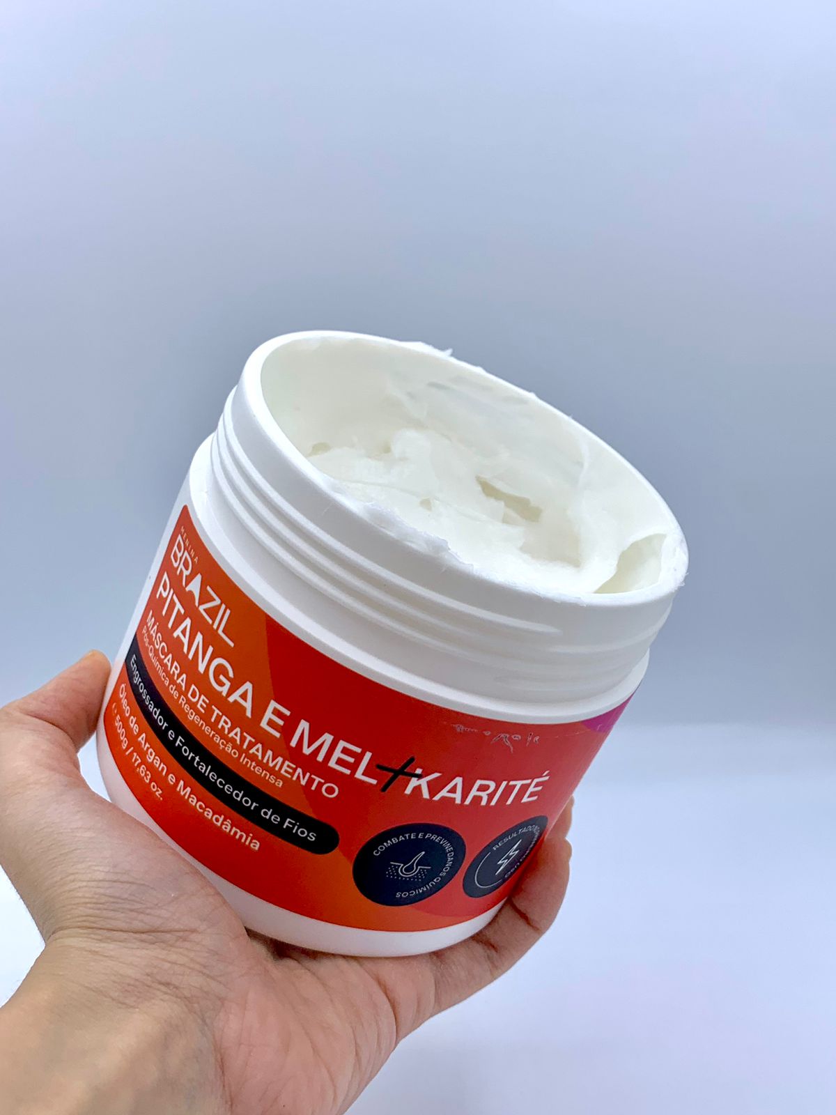 MÁSCARA DE TRATAMENTO PITANGA E MEL + KARITÉ - 500g - Menina Brazil