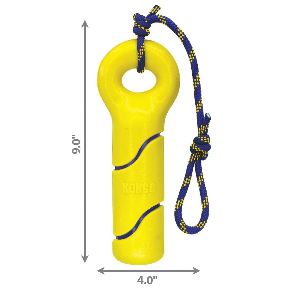 KONG Squeezz Tennis Buoy w/ Rope - Time Pet