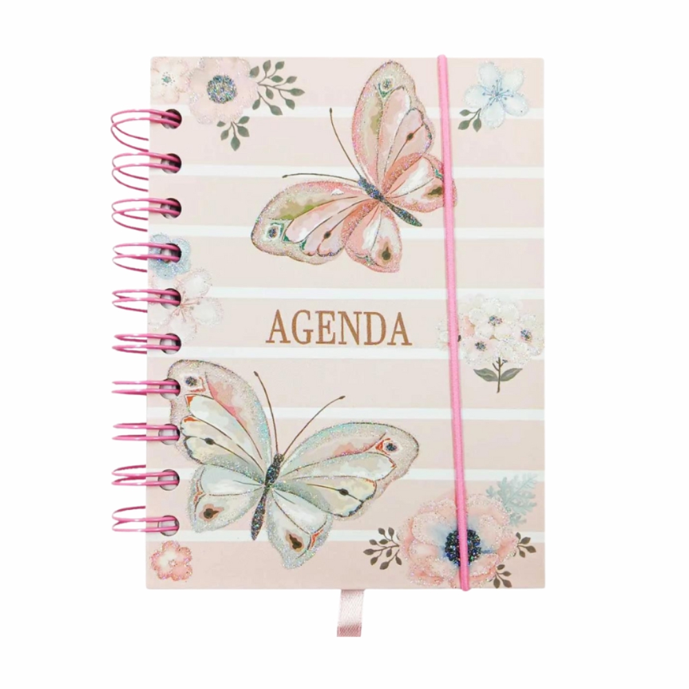 Agenda Permanente Borboleta 19x13,5cm em Papel Interponte ...