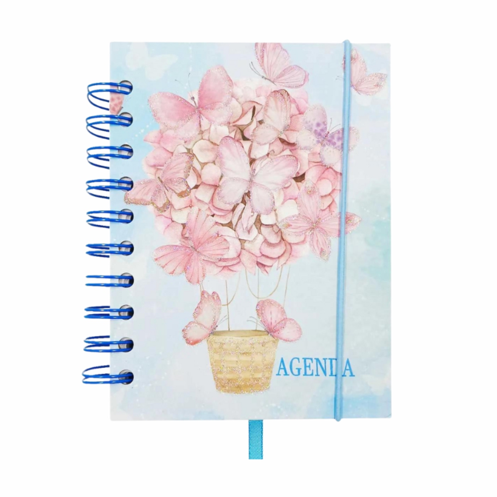 Agenda Permanente Borboleta 19x13,5cm em Papel Interponte ...