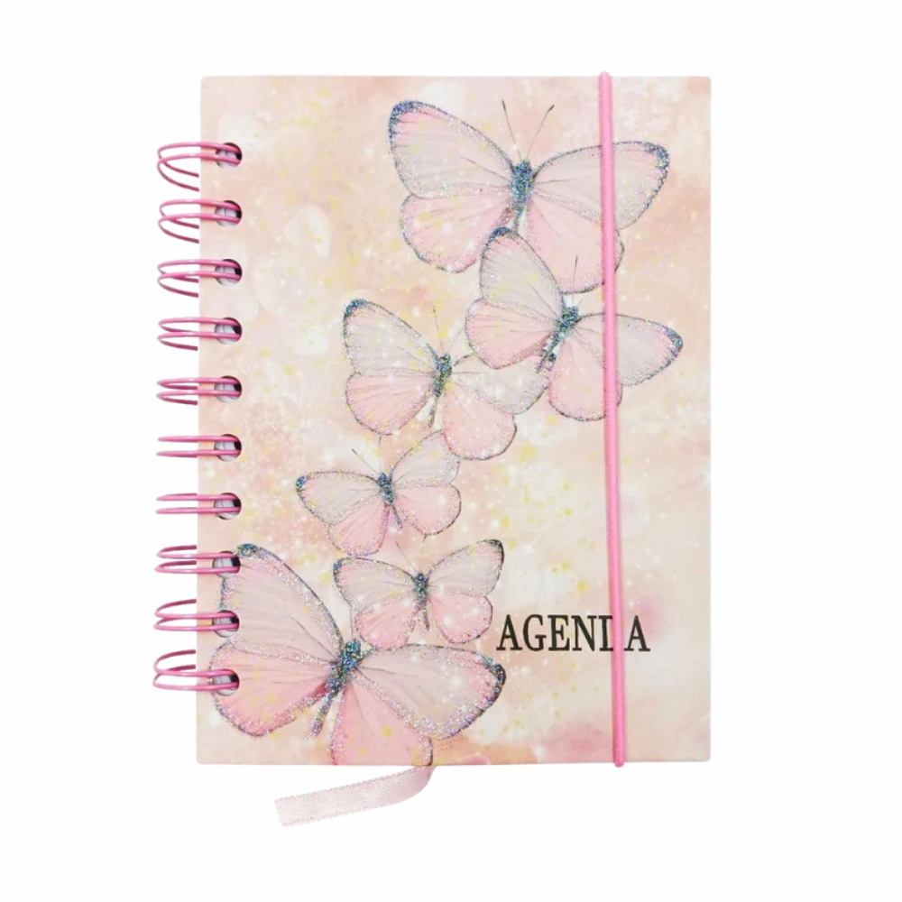 Agenda Permanente Borboleta 19x13,5cm em Papel Interponte ...