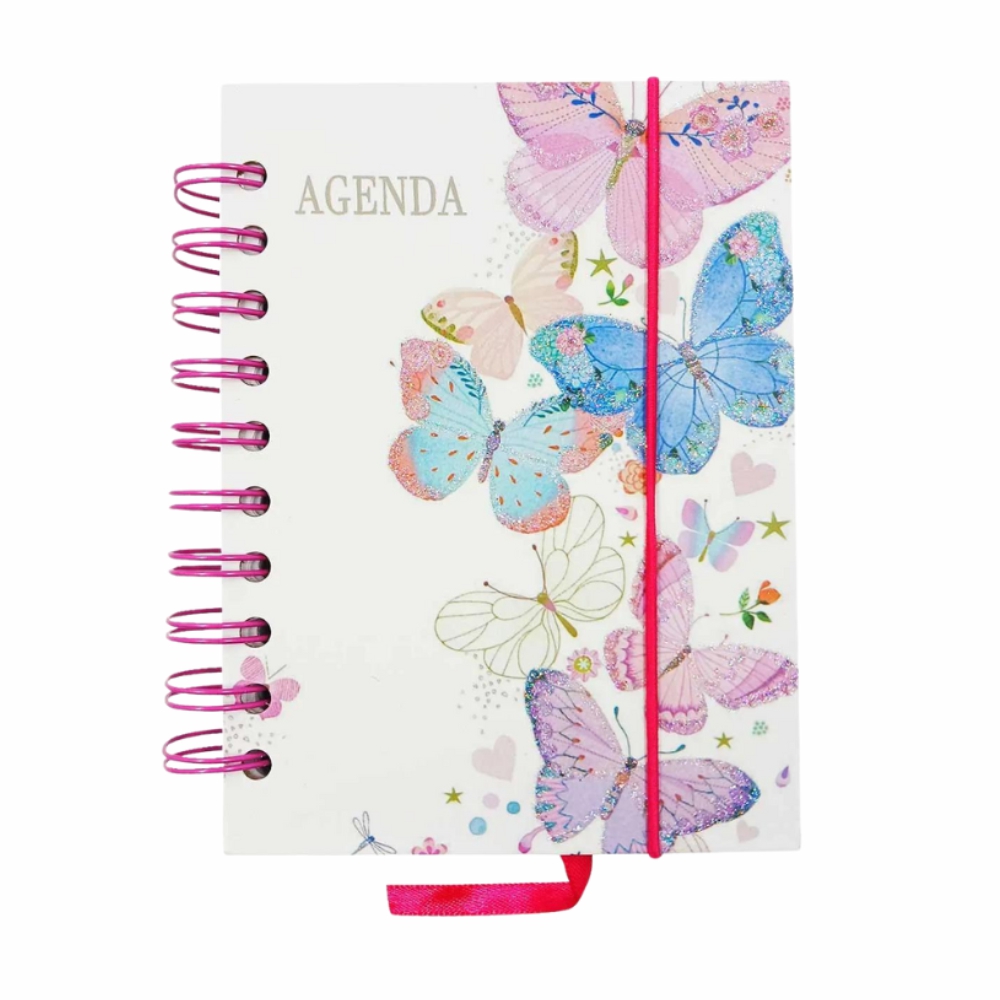 Agenda Permanente Borboleta 19x13,5cm em Papel Interponte ...