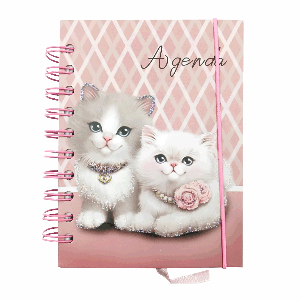 Agenda Permanente Animais 19x13,5cm em Papel Interponte - Encadernação ...