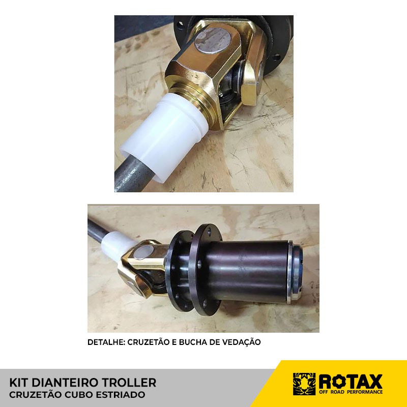 Kit Cruzetão Dianteiro Troller (até 2014) - Rotax Off Road Performance