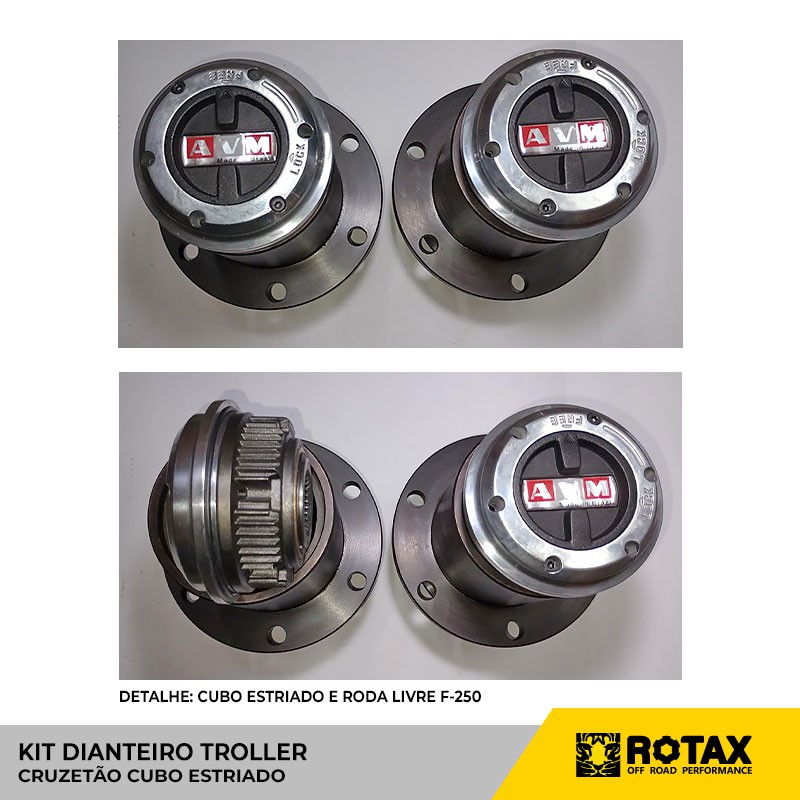 Kit Cruzetão Dianteiro Troller (até 2014) - Rotax Off Road Performance