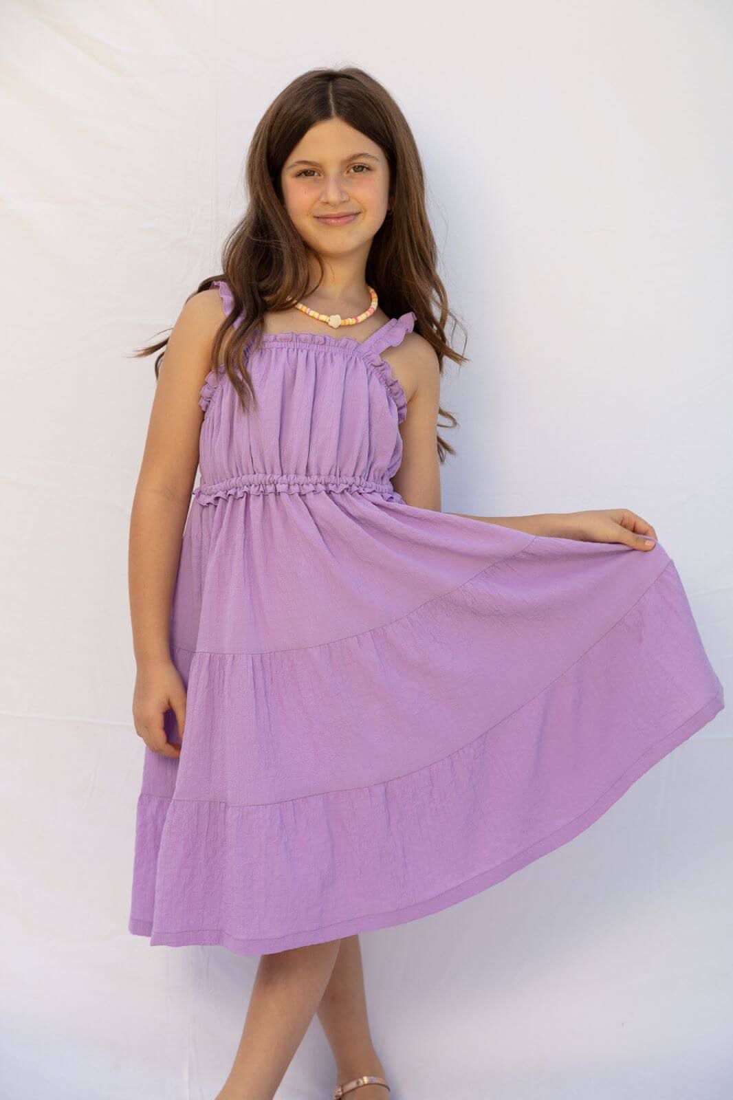 Vestido Violeta - Jujulie | Moda Infantil Feminina