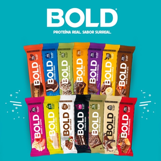Barra de Proteína Bold Bar (Caixa Mista) - 12 Unid x 60g Cada (720g) - Bold Snacks - MEUWHEY