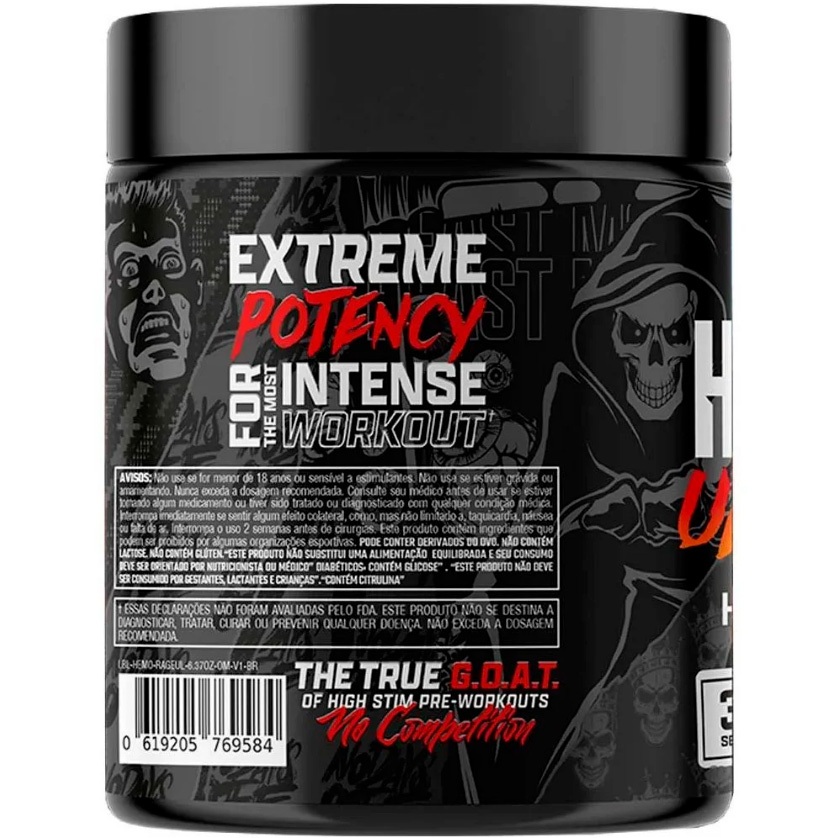 Hemo Rage Unleashed Pré-Treino - Ultra Concentrado - 180g - Nutrex ...