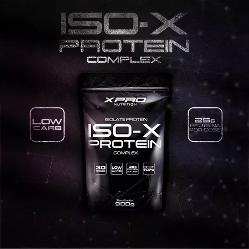 Iso-x Protein - Whey Protein - 900g - XPro Nutrition (Rende 30 Doses) - MEUWHEY