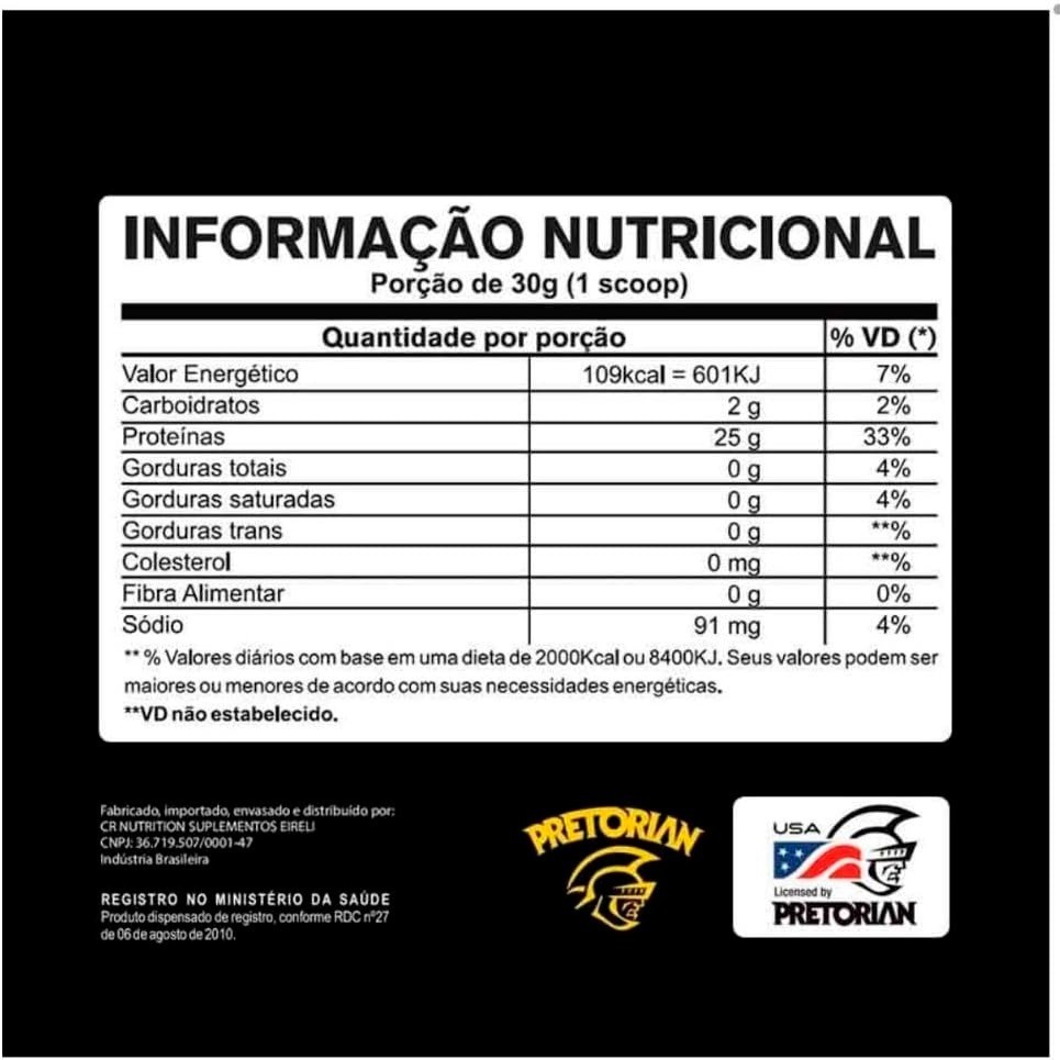 Whey Protein Iso Blend Complex - Pote 2Kg - Pretorian - MEUWHEY