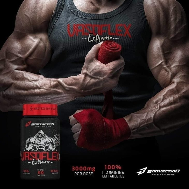 Vasoflex Extreme - 60 Tabletes - BodyAction - MEUWHEY