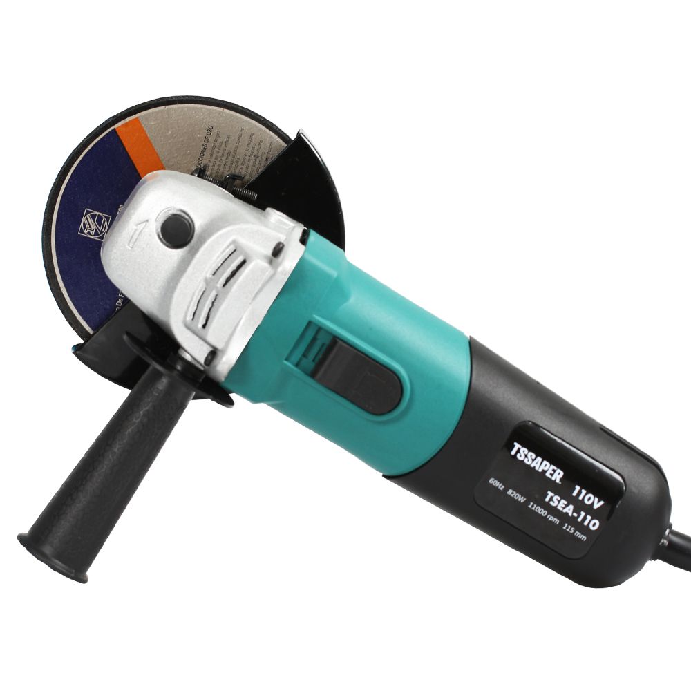 Esmerilhadeira Lixadeira Angular 820w 115mm 4.1/2 11000rpm Tssaper ...
