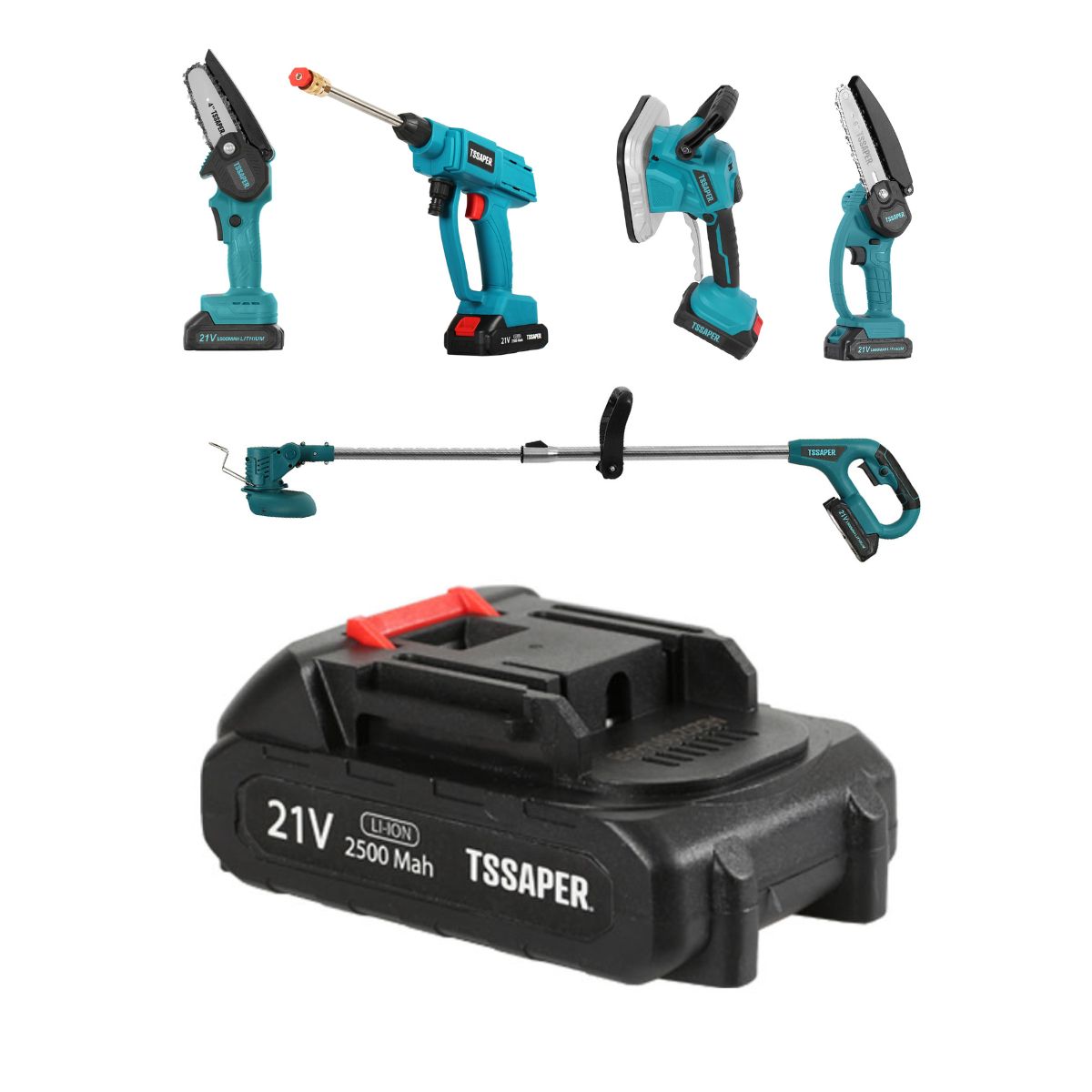 Bateria 21v 2500mah para Ferramentas Tssaper TBL-21V - Tssaper