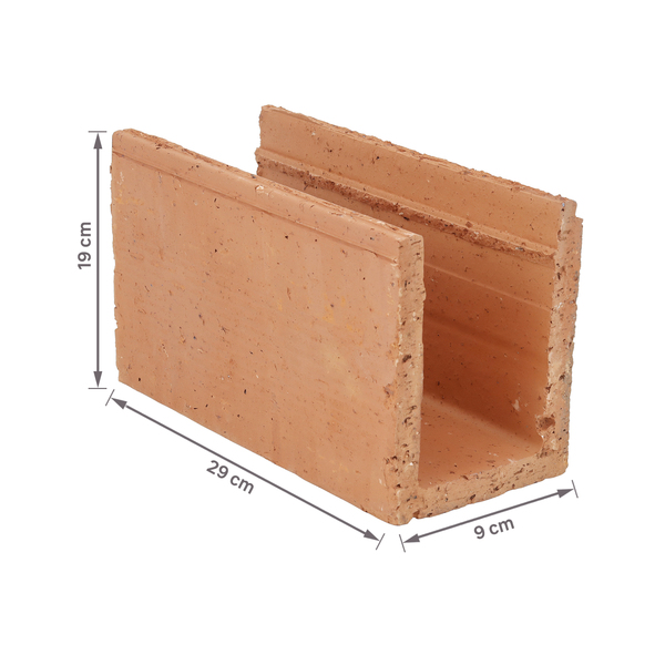 Bloco Canaleta Cerâmico - Construmega