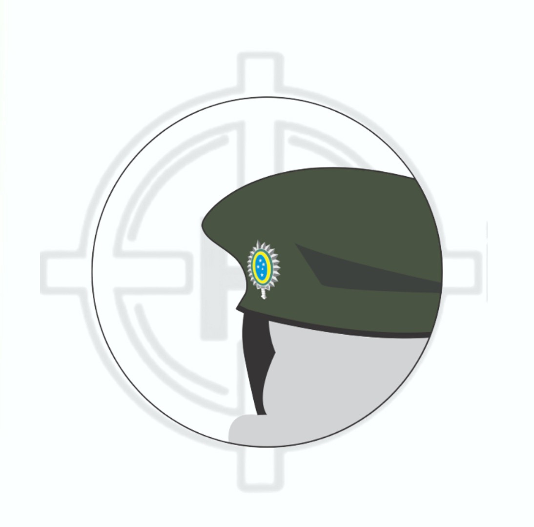 Distintivo de Boina Exército Brasileiro - FUZILÂNDIA MILITARIA