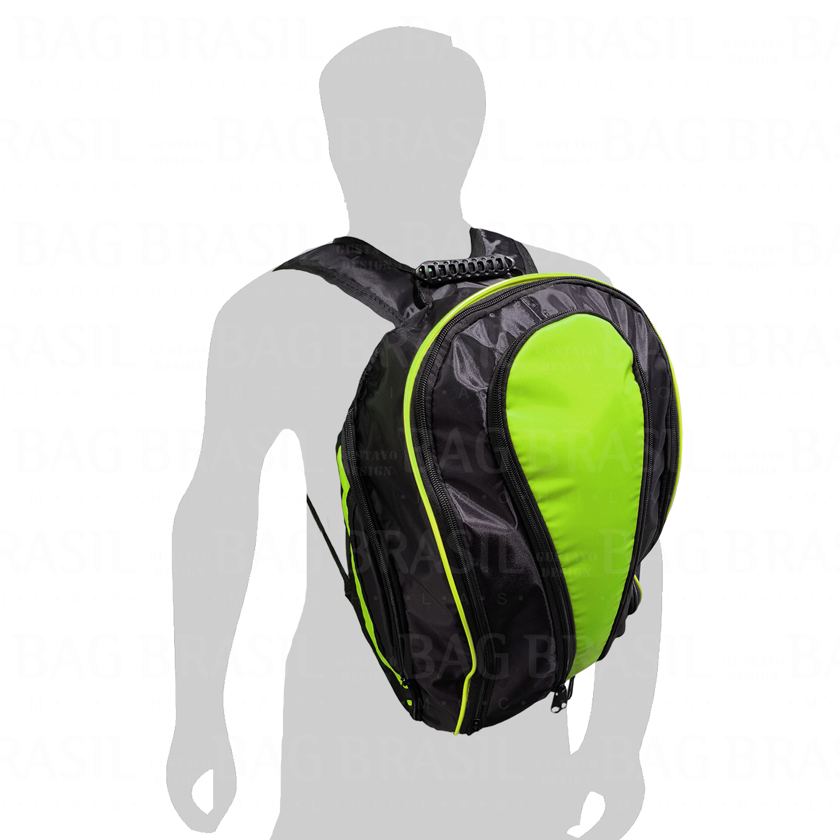 Mochila Casual ou Passeio - Verde - Bag Brasil Mochilas
