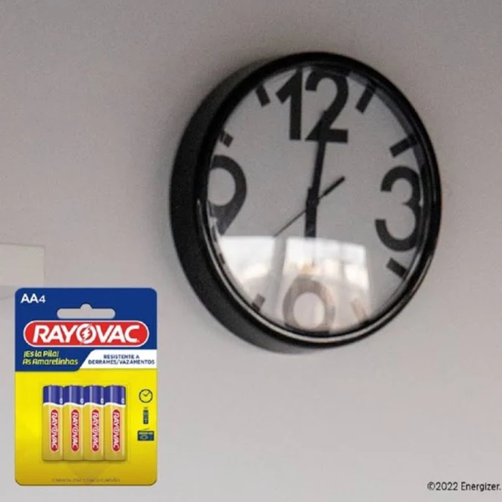 Pilha Alcalina Rayovac AA Pequena Cartela com 4 Pilhas - Loja do ...