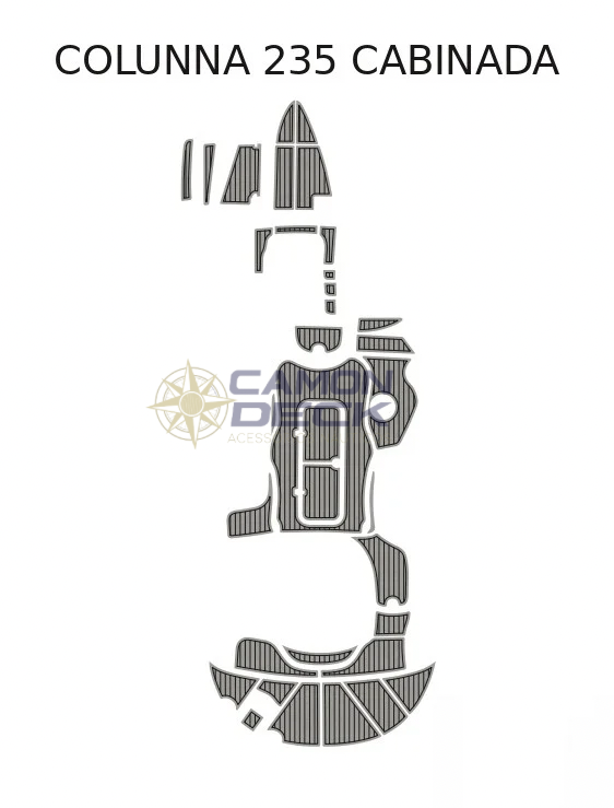 Piso Nautico Eva Colunna 235 Cabinada -Tapete Eva Colunna 235 Cabinada ...