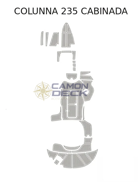 Piso Nautico Eva Colunna 235 Cabinada -Tapete Eva Colunna 235 Cabinada ...