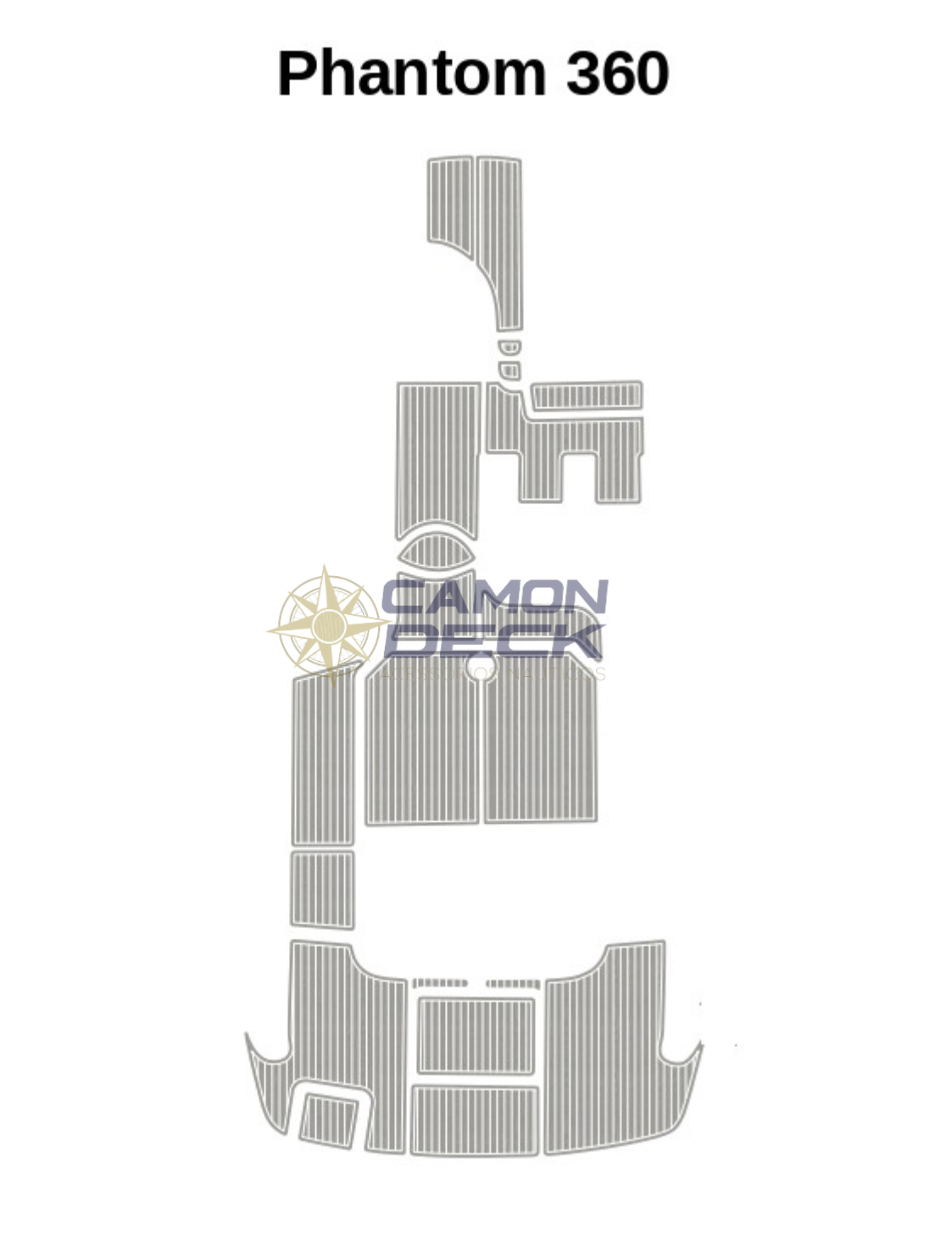 Piso Eva Phantom 360 - Tapete Eva Phantom 360 - Camon Deck