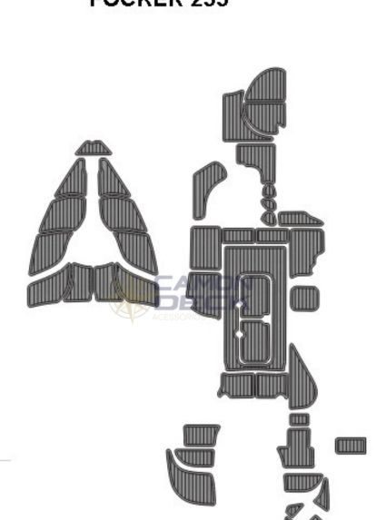 Piso / Tapete - Eva para Lancha Focker 255 Cabinada - Camon Deck