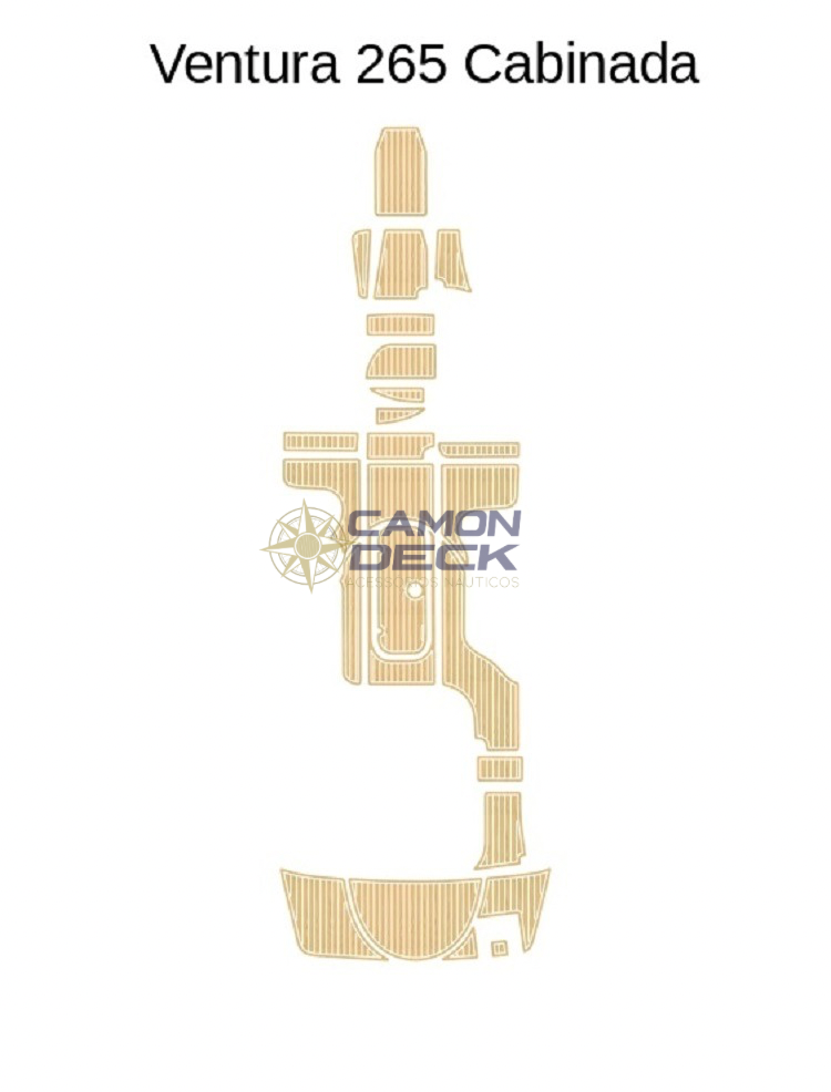 Piso Eva Ventura 265 Cabinada - Tapete Eva Ventura 265 Cabinada - Camon ...