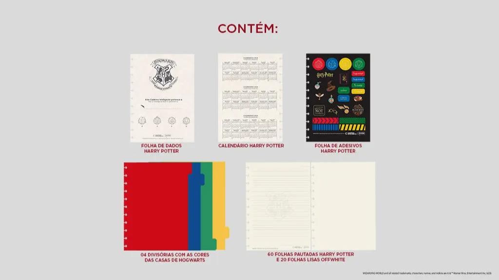 CADERNO INTELIGENTE BY HARRY POTTER - Planet Paper Papelaria CADERNO INTELIGENTE BY HARRY POTTER - Planet Paper Papelaria