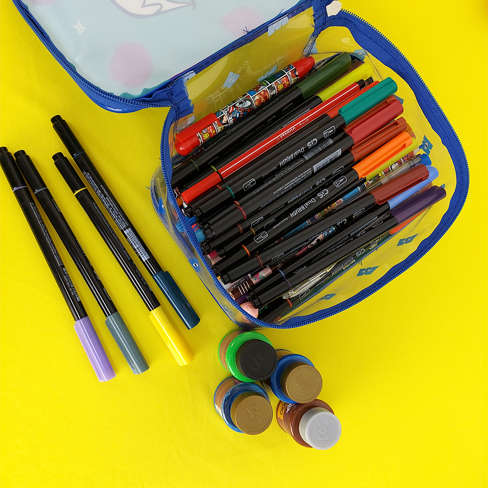 ESTOJO BAÚ DISNEY MONSTROS S/A - Planet Paper Papelaria