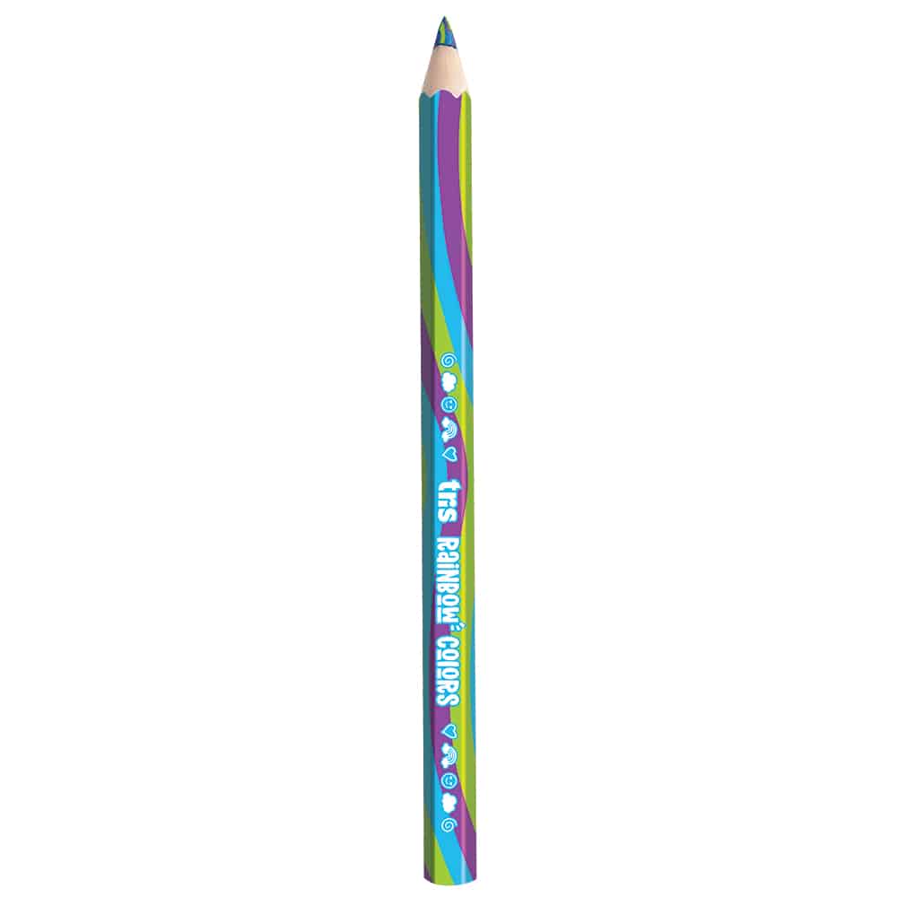 LÁPIS DE COR RAINBOW COLORS TRIS - Planet Paper Papelaria