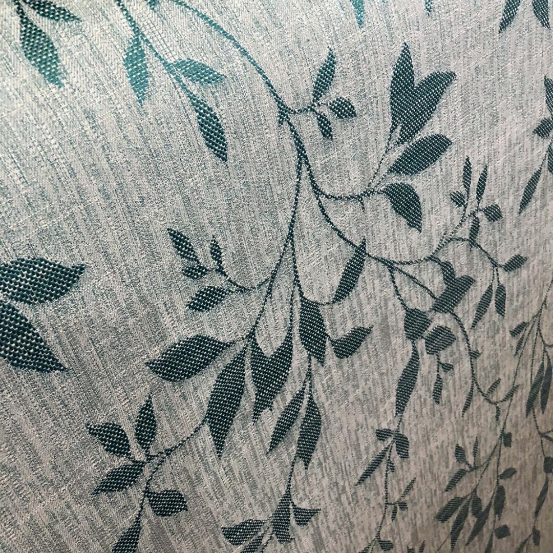Linho Estampado de Ramagem Azul - 2,80m de Largura - Tiradentes Tecidos ...