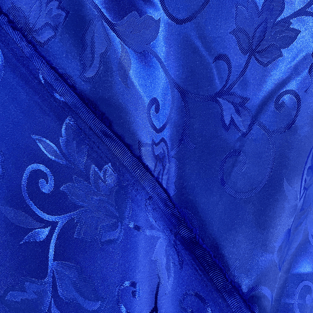 Jacquard Satin - Azul Royal - 1,50m de Largura | Brilho Discreto e ...