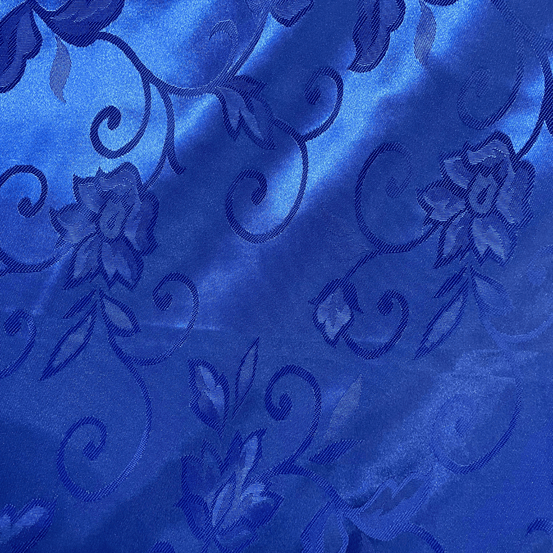 Jacquard Satin - Azul Royal - 1,50m de Largura | Brilho Discreto e ...