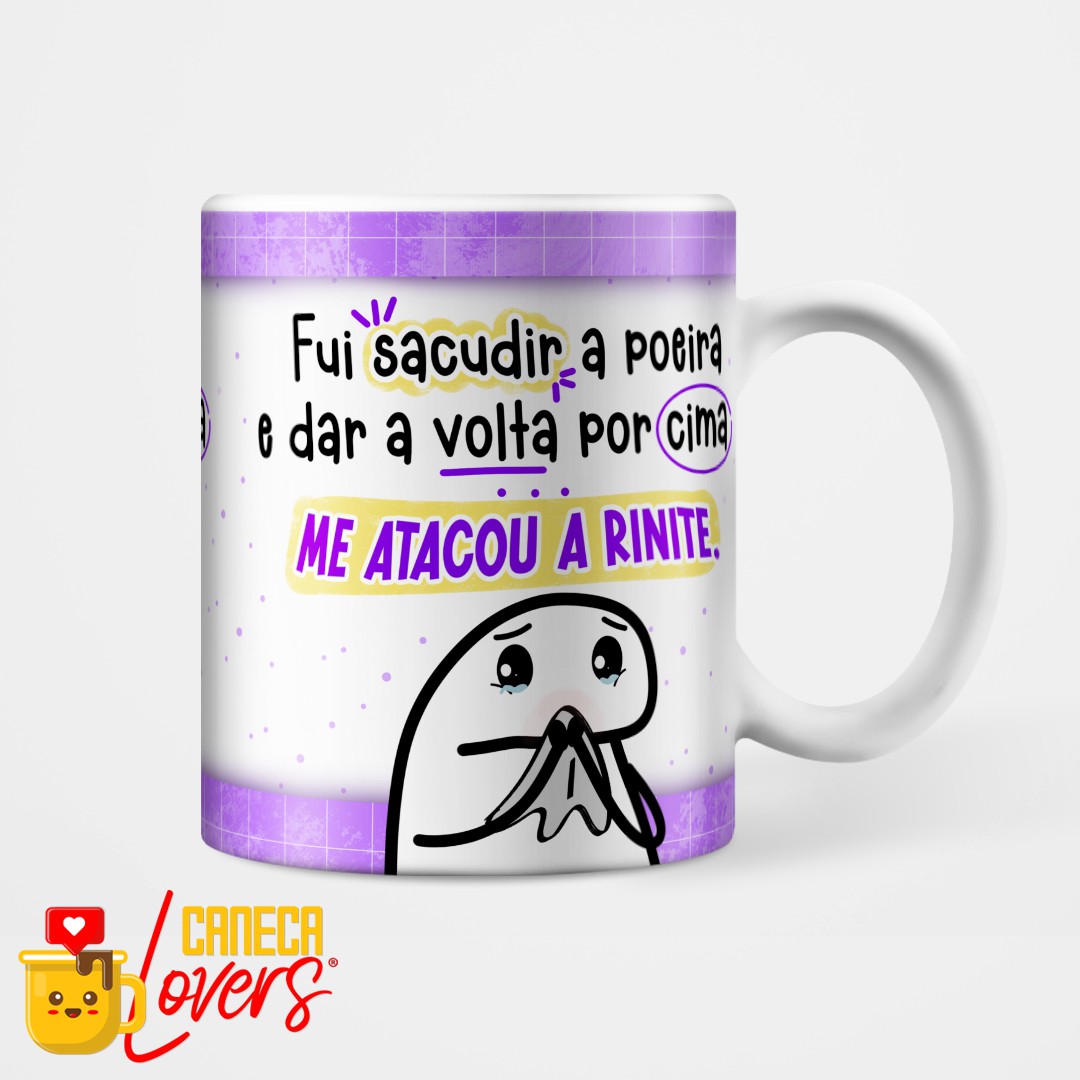 Caneca Flork - Me atacou a Rinite - Caneca Lovers