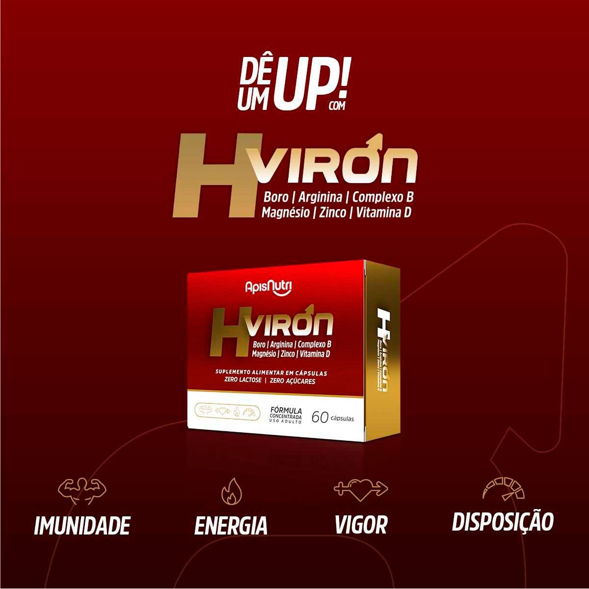 H-Viron 60 Cápsulas - Revigorante Para Homens E Mulheres - Vida Mais ...