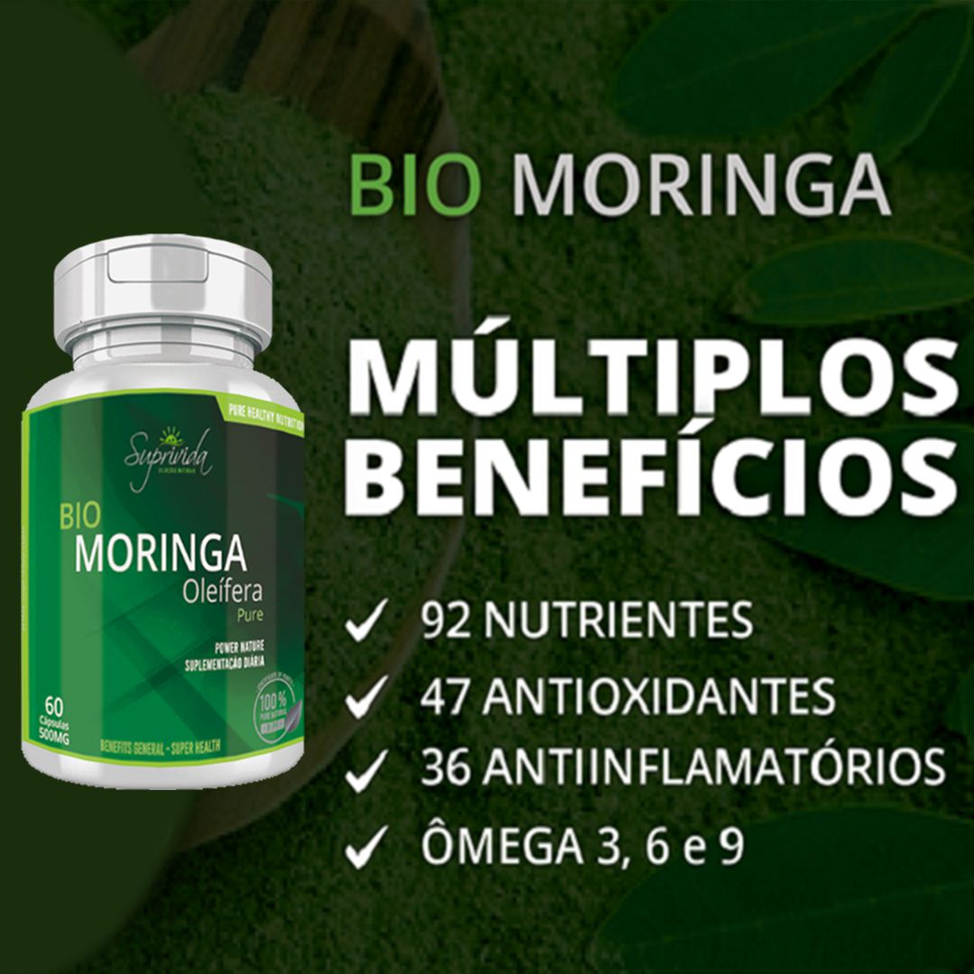 Moringa Oleifera 60 cápsulas 500mg - Vida mais Natural - Vida Mais ...