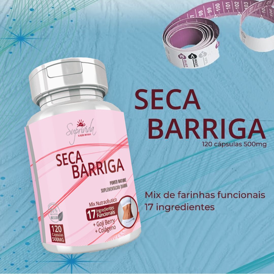 Seca Barriga Mix de 17 ingredientes Funcionais 120 Cápsulas - Vida Mais ...