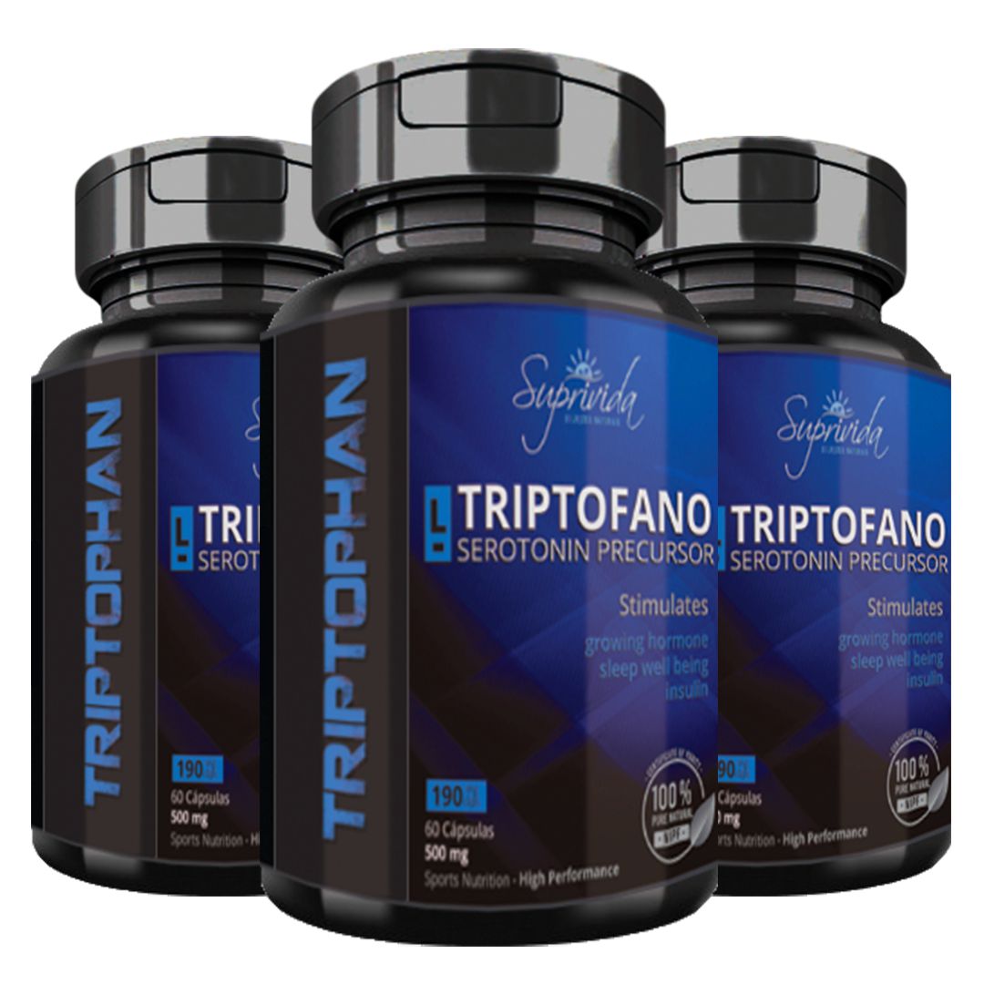 Triptophan (L-Triptofano) Precursor da Serotonina 60Cápsulas - Vida ...