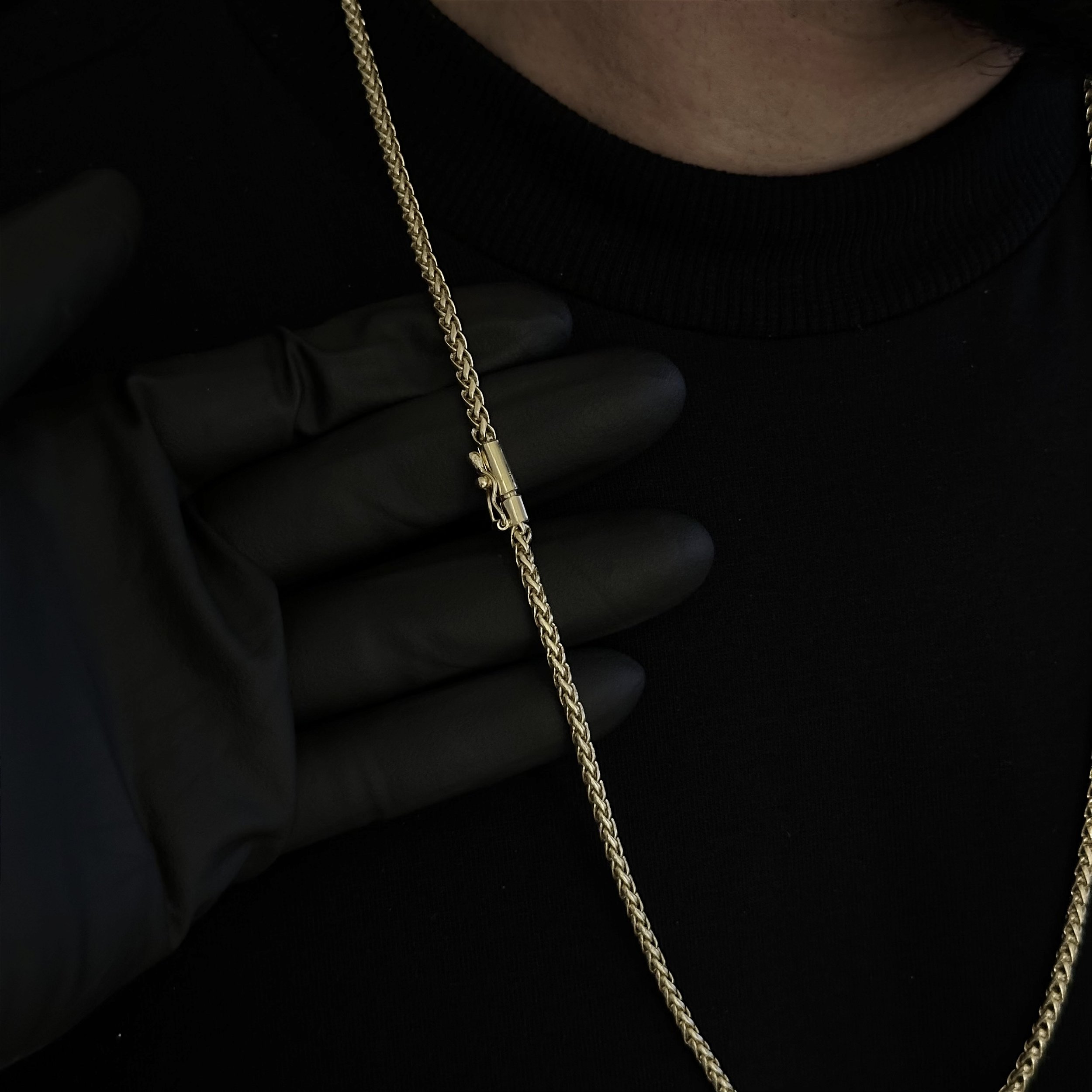 CORRENTE PERUANA (5mm- 31G- 70cm) - BANHADA A OURO 18K - DELUXE JOIAS RECIFE